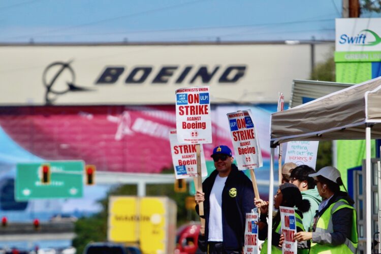 Boeing factory workers strike shows no signs of ending after its first ...